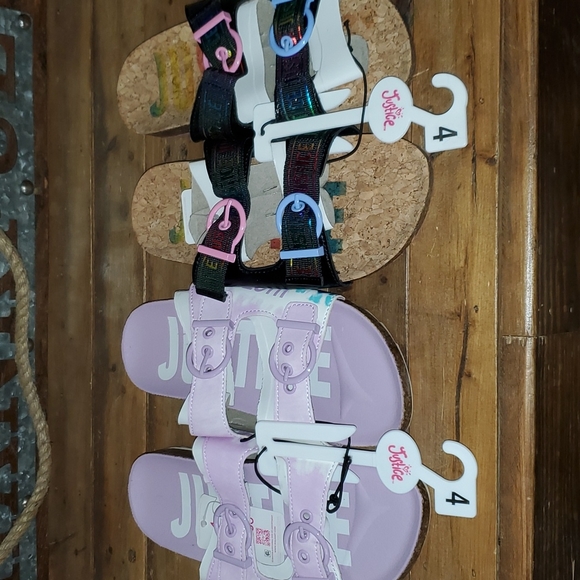 Justice | Shoes | Justice Sandals Bundle Both Size 4 Brand New With ...